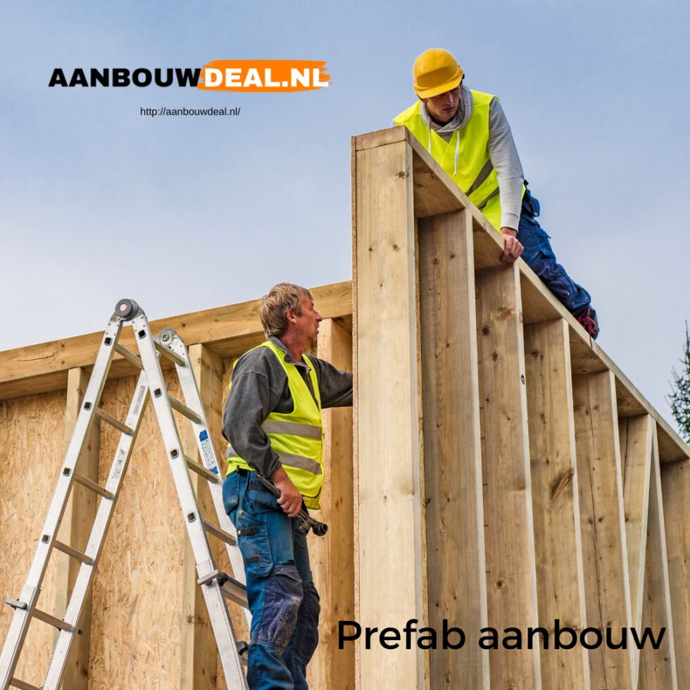 Prefab aanbouw - Aanbouw snel gerealiseerd - #1 prefab aanbouw